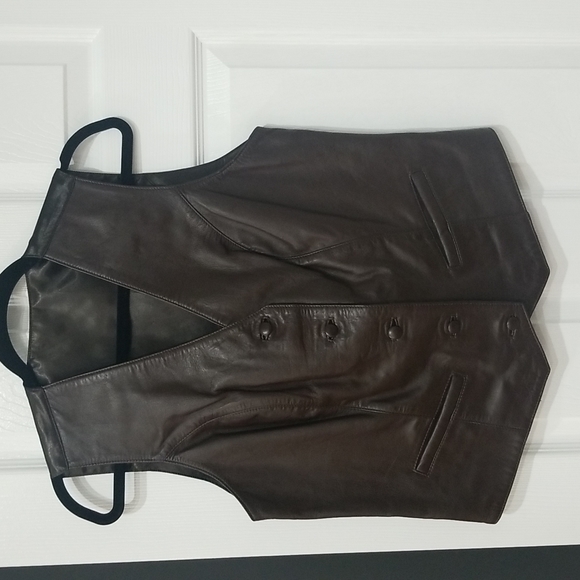 Samuelson Leather | Jackets & Coats | Genuine Smooth Brown Sheep Napa Leather Vest | Poshmark